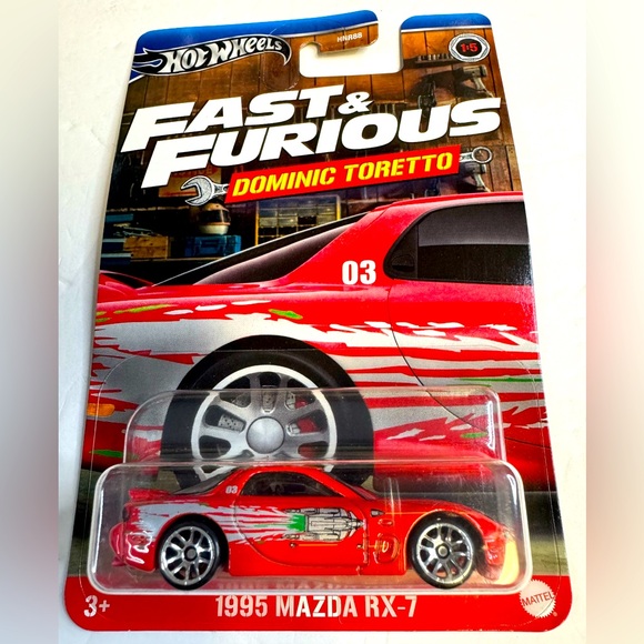 Mattel | Other | Hot Wheels Fast Furious Dominic Toretto 995 Mazda Rx7 ...